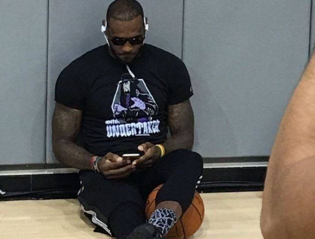 The Undertaker, In-Character, Was At The Cleveland Cavaliers Game