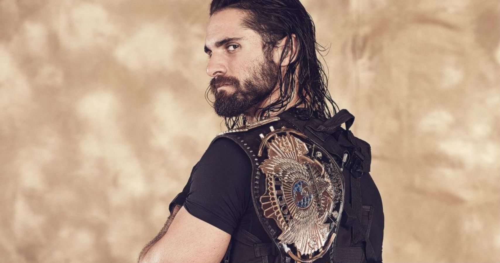 WWE Superstars Pose With Retro Titles In Nostalgic Photo Shoot