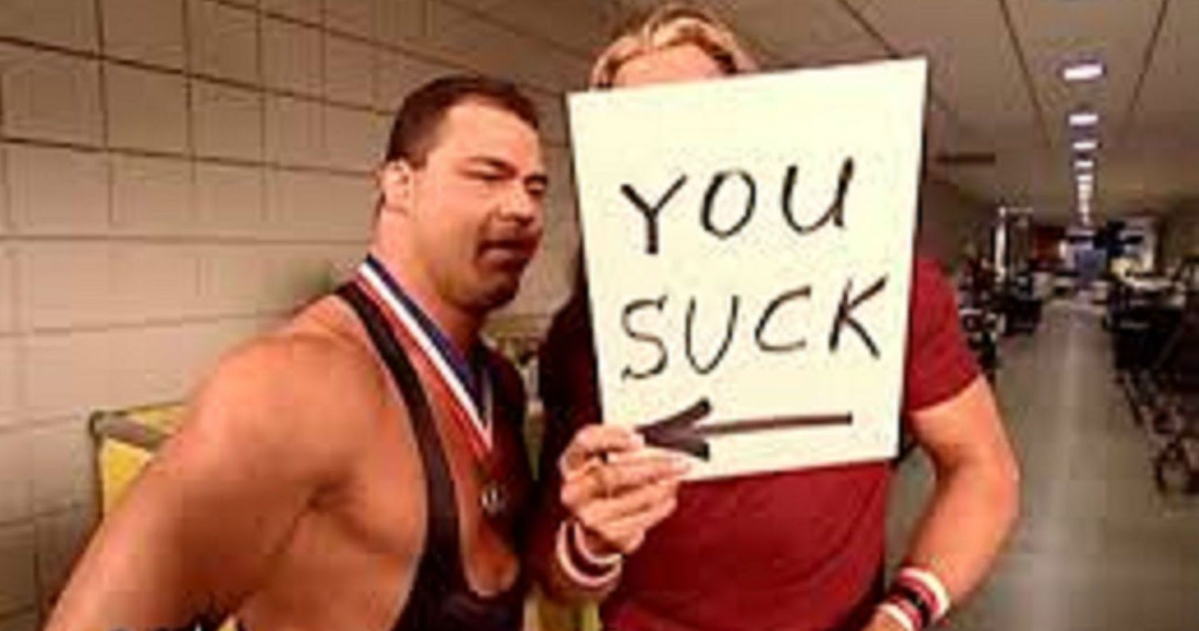 Kurt Angle Laments Being Known As The 'You Suck' Guy