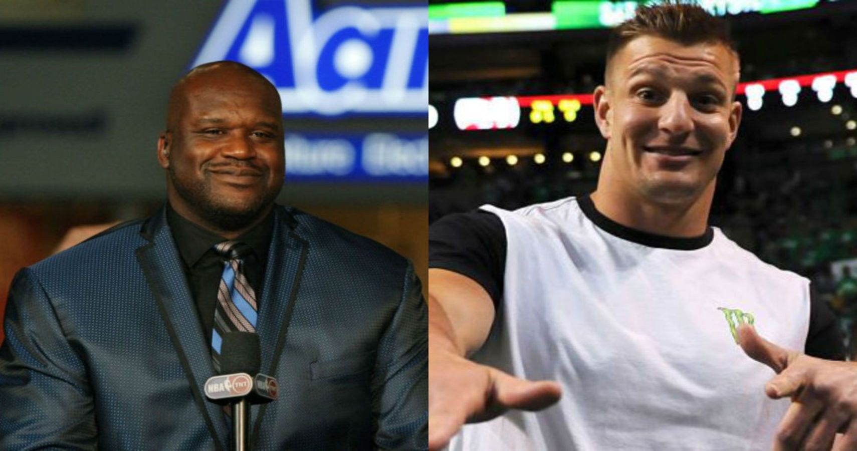 Rob Gronkowski And Shaquille O'Neal Dance Off In Miami [Video]