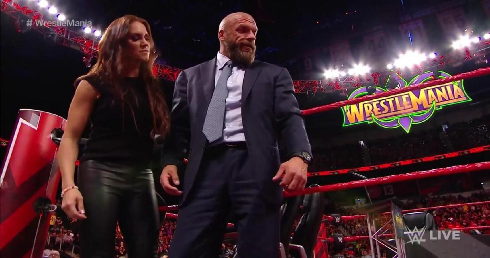 Stephanie McMahon Puts Ronda Rousey Through Table [Video]