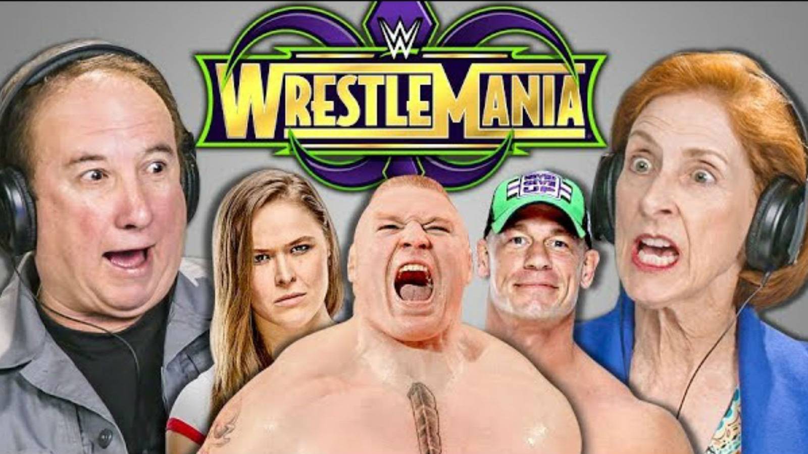 Old People Hilariously React To WrestleMania 34 [Video]