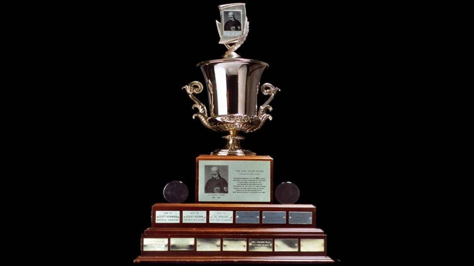 NHL Names Jack Adams Trophy Nominees