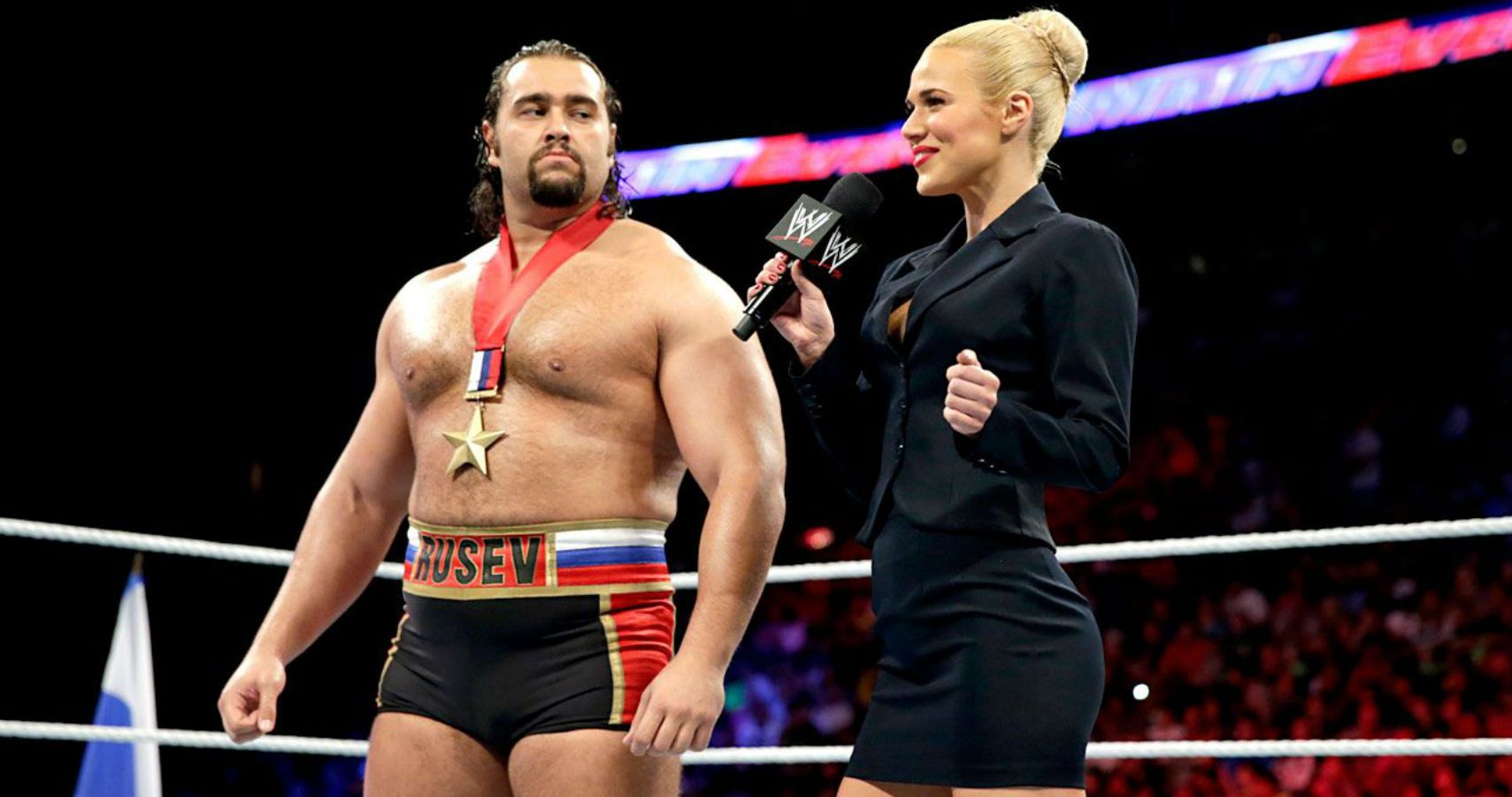 Lana Rocks Rusev Day Shirt On SmackDown Live, Teases Aiden English Split