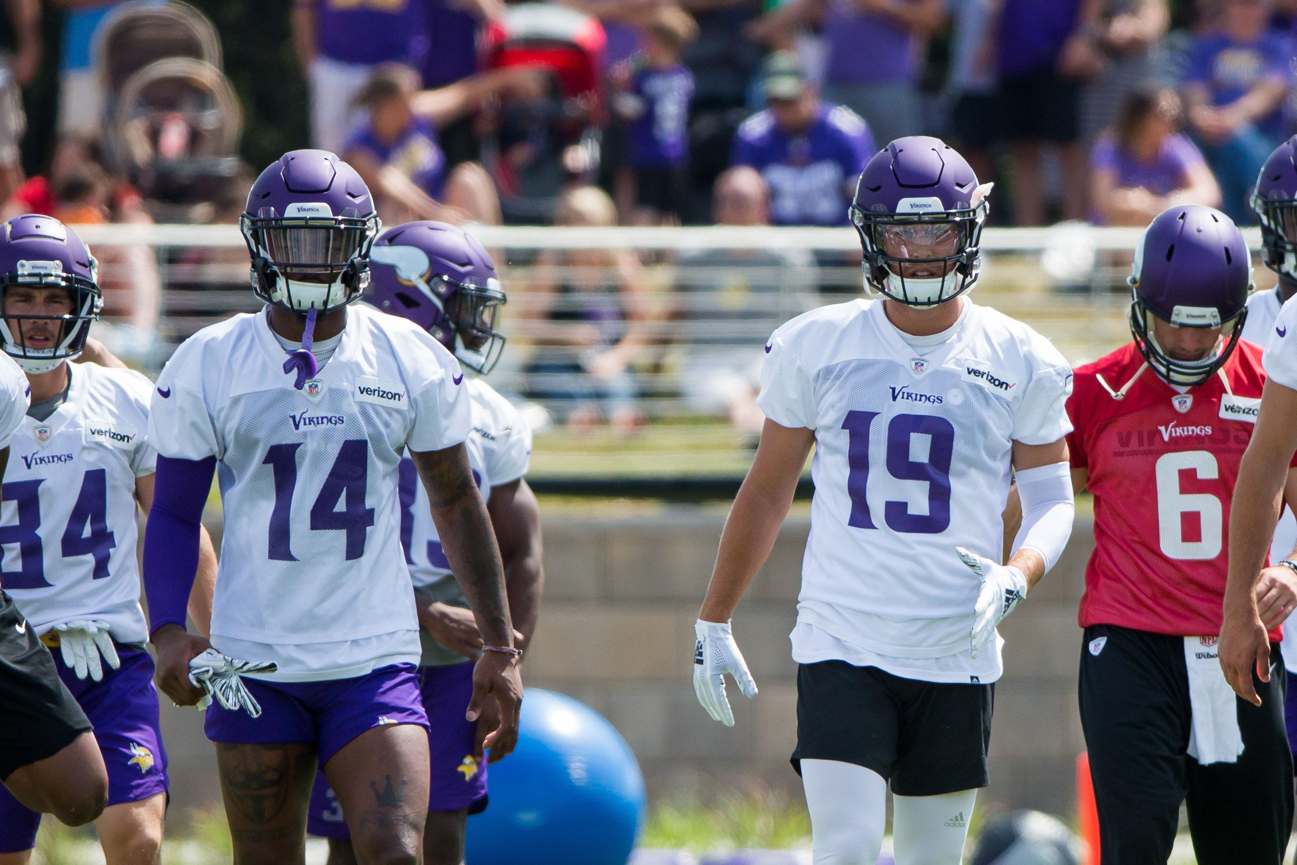 Vikings Work Out With Multiple Receivers: Week 1 Results Could Impact ...