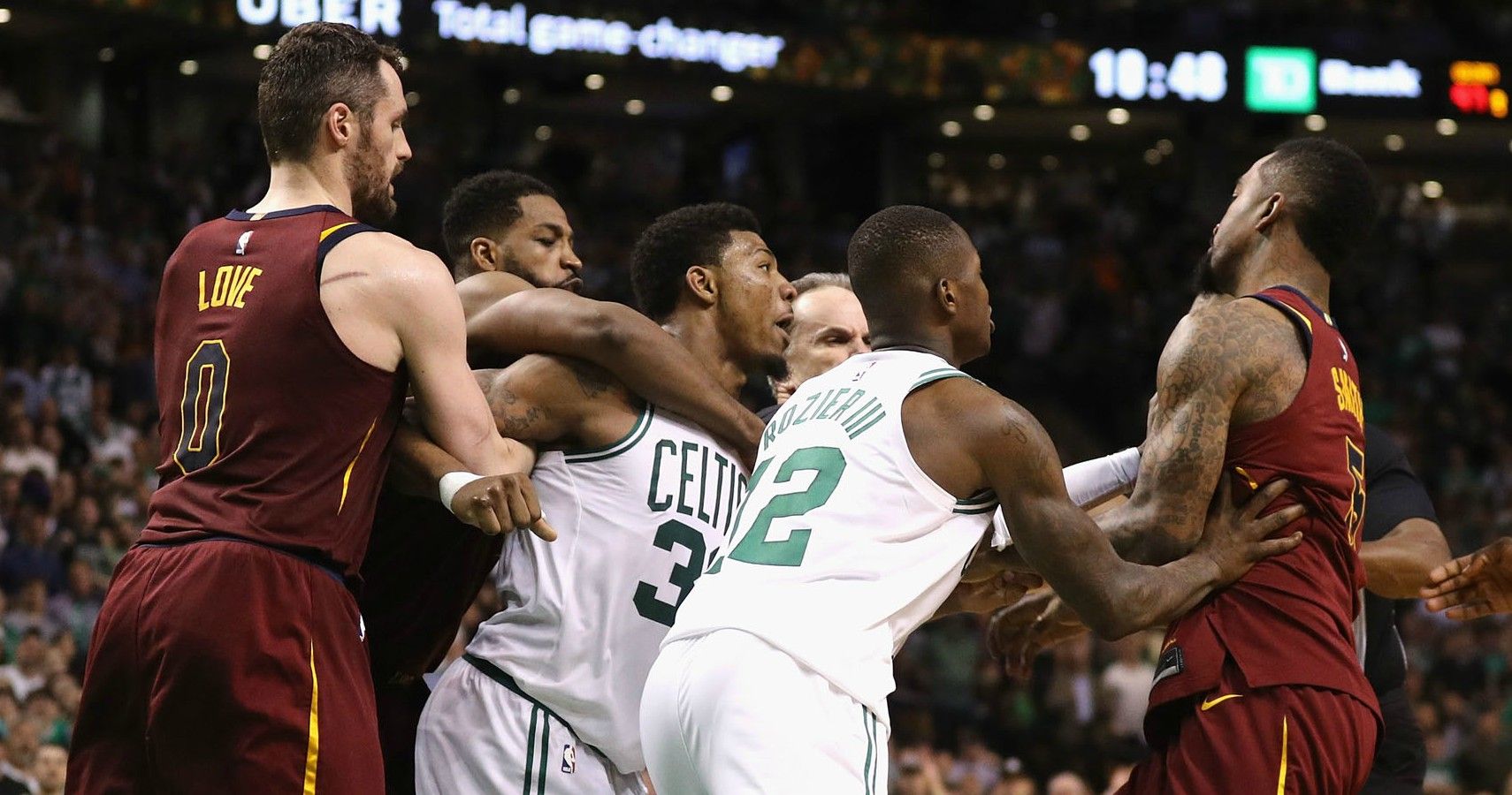 J.R Smith & Marcus Smart Want To 'Meet On The Streets' After In-Game ...