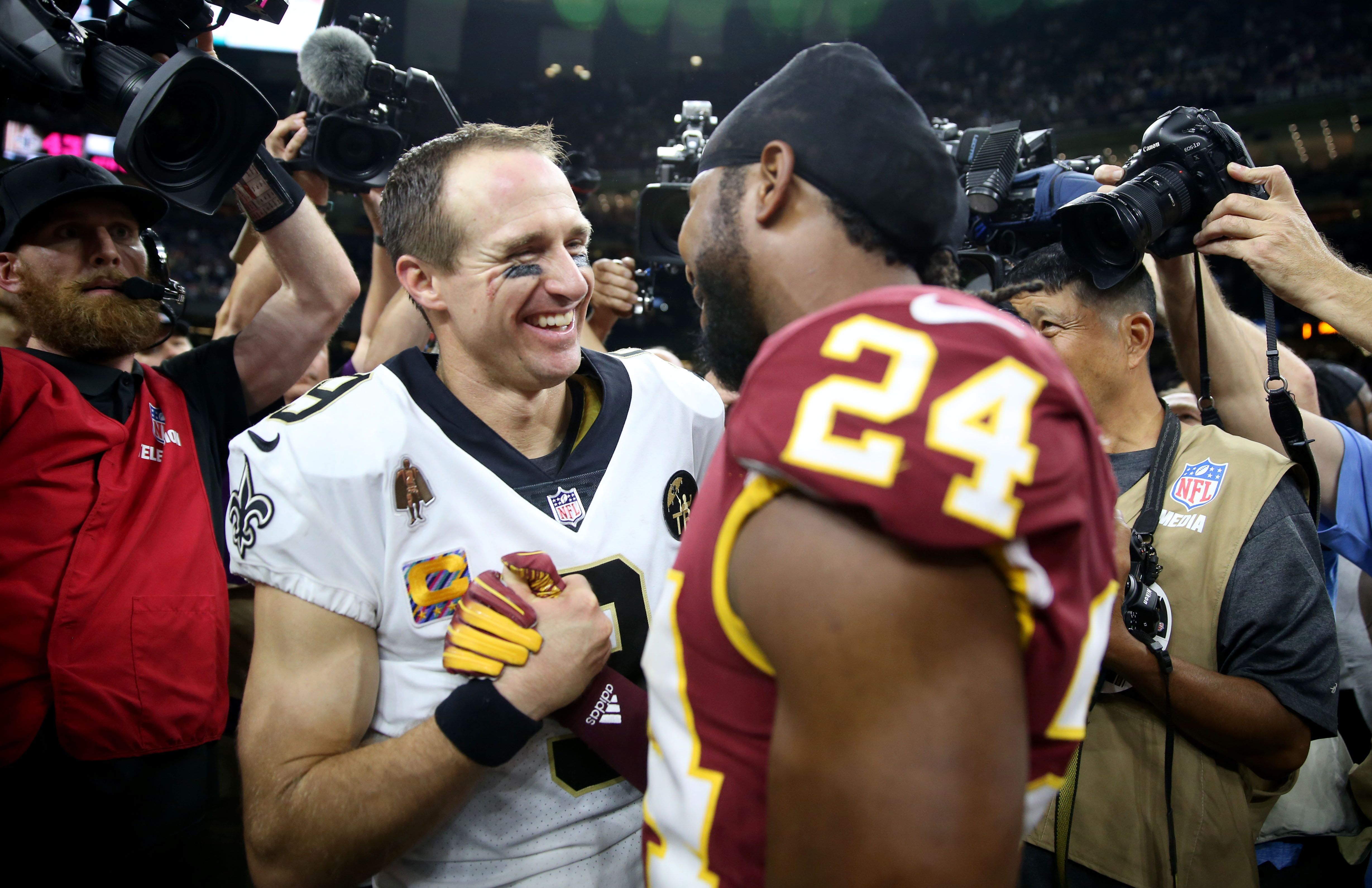 Saints' Michael Thomas Trolls Redskins' Josh Norman After Blowout Win