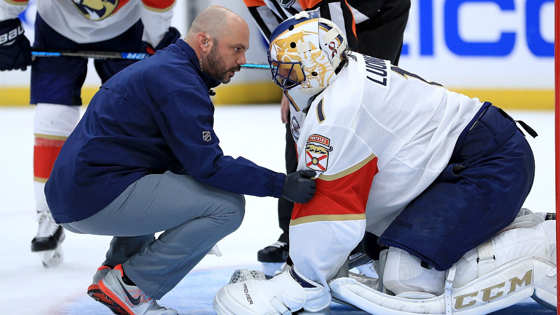 Panthers Star Goalie Roberto Luongo Suffers Injury Mid-Game