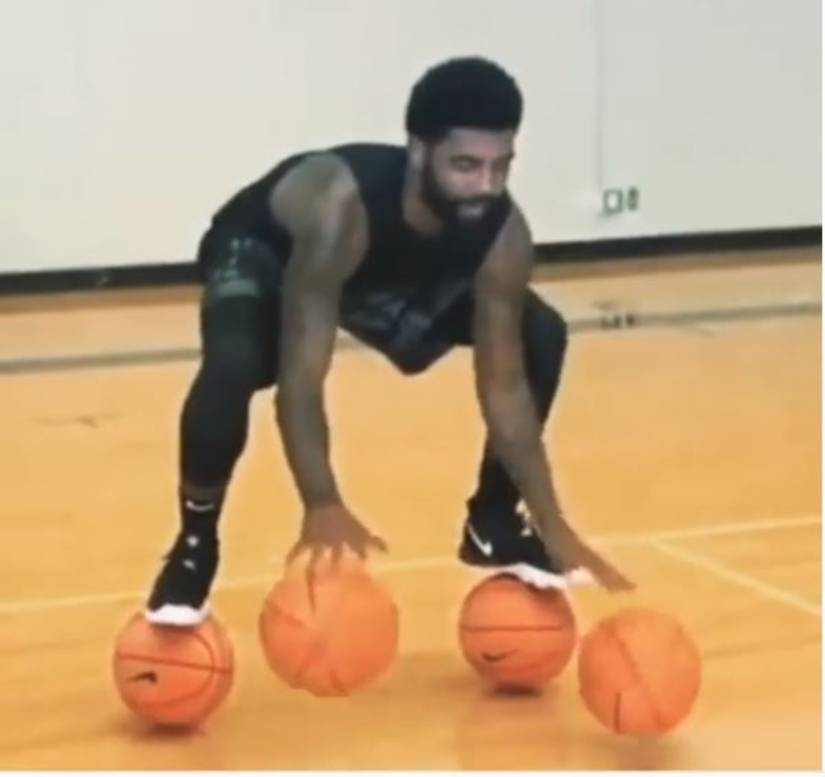 Kyrie Irving Reveals The Trick Behind His Insane Balancing Act