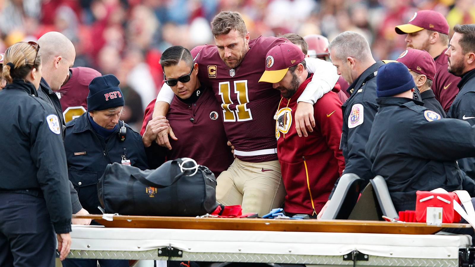 Alex Smith Dealing With Infection After Surgery For Broken Fibula & Tibia