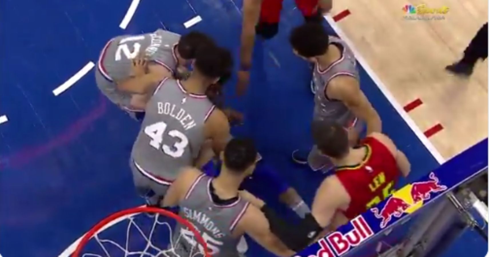 Jimmy Butler Hilariously Dragged Away By Teammate To Avoid Potential ...