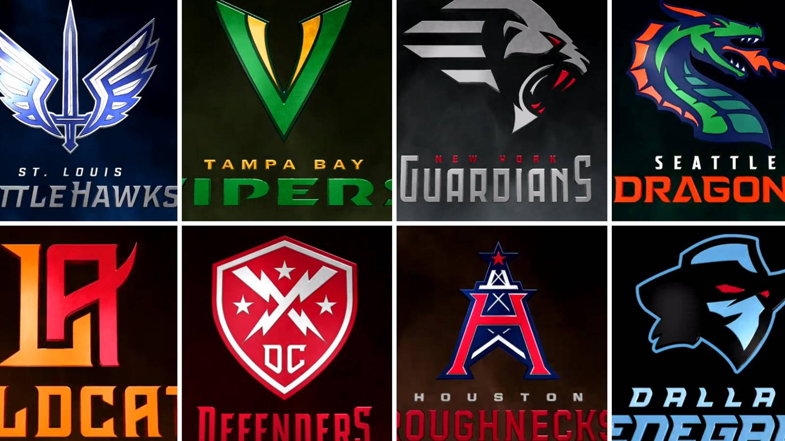 All Eight XFL Team Names and Logos Revealed By XFL [Video]