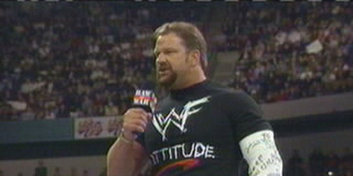 The Story Behind Road Warrior Hawk Falling Off The WWE Titantron, Explained