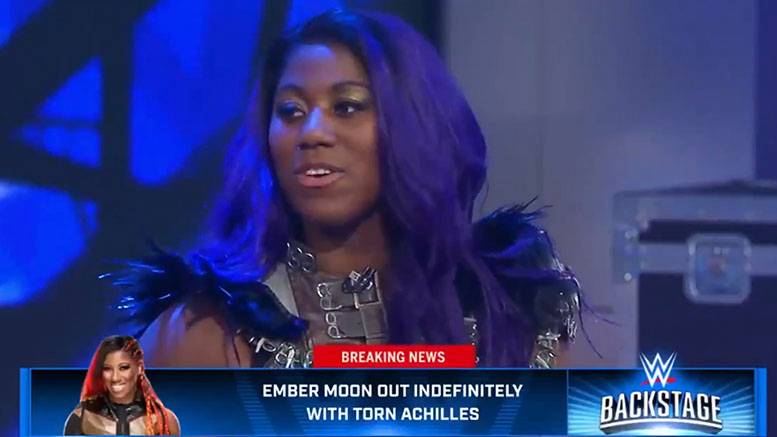 Ember Moon Gives Injury Update on WWE Backstage