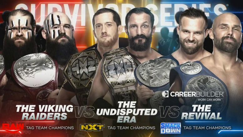 WWE Title Defense and Triple Threat Tag Match Set for Survivor Series