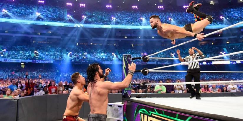 Most Star-Studded Triple Threat Matches In WWE WrestleMania History