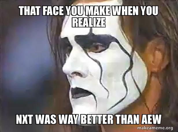 10 Hilarious AEW vs NXT Memes That Will Leave You Cry-Laughing