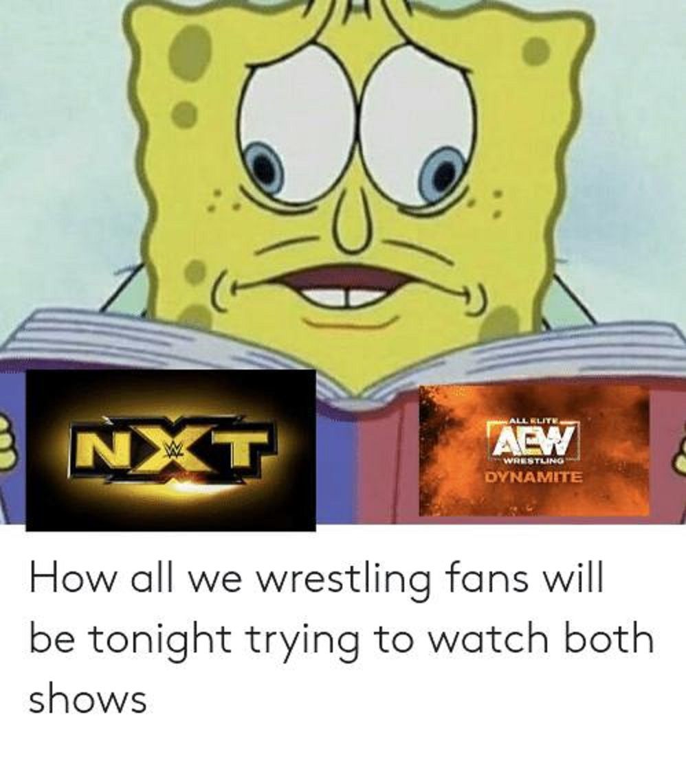 10 Hilarious AEW vs NXT Memes That Will Leave You Cry-Laughing