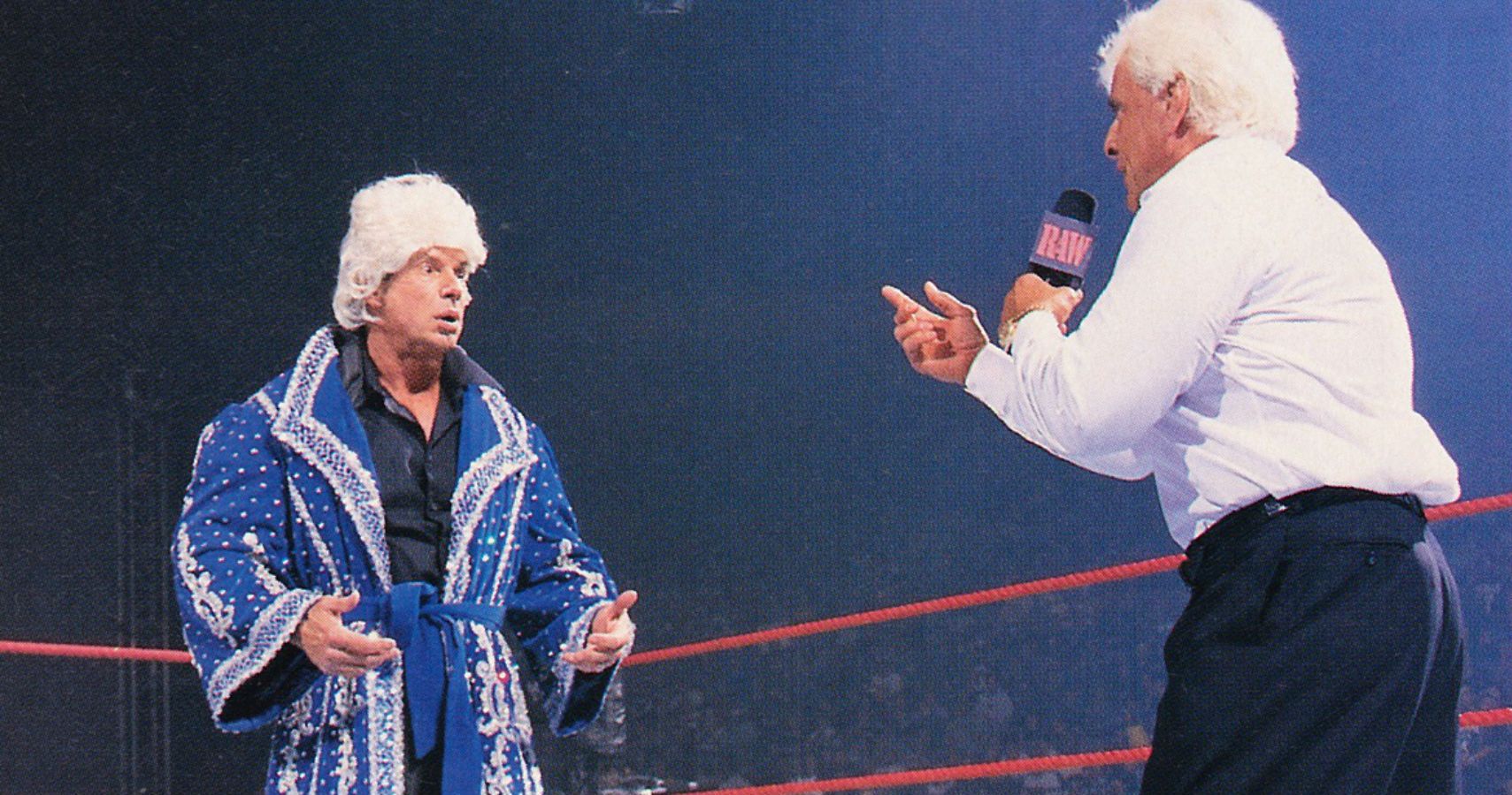 Ric Flair Reveals What A Teary Vince McMahon Said Their 2002 Match ...