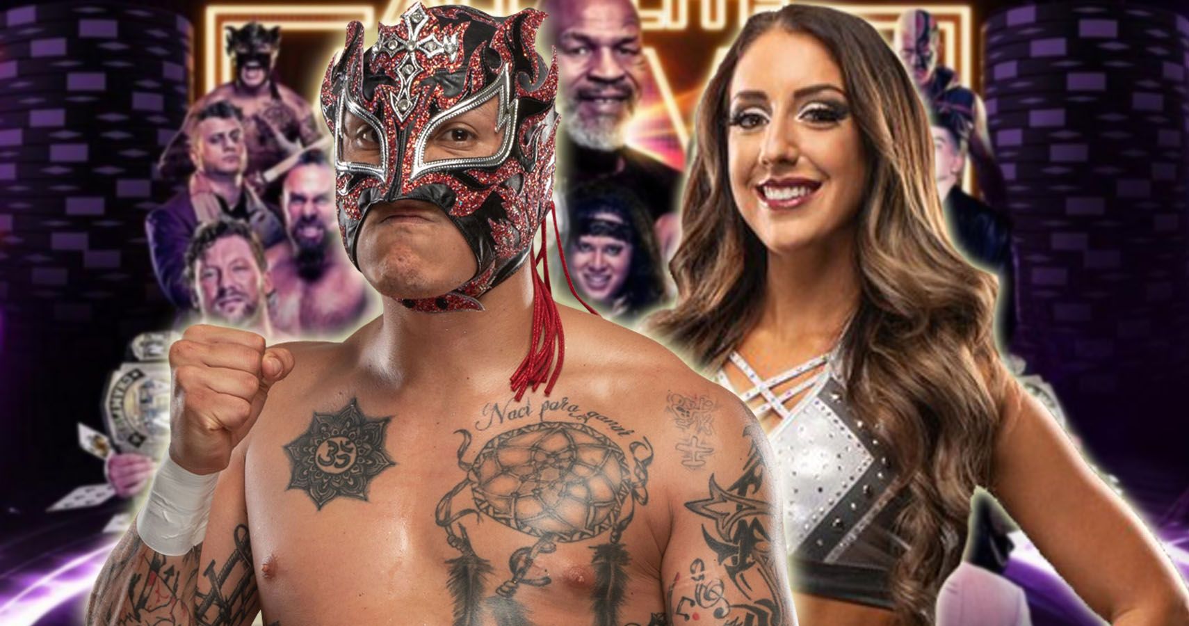 AEW Replaces Injured Stars Rey Fenix and Britt Baker For Double Or Nothing