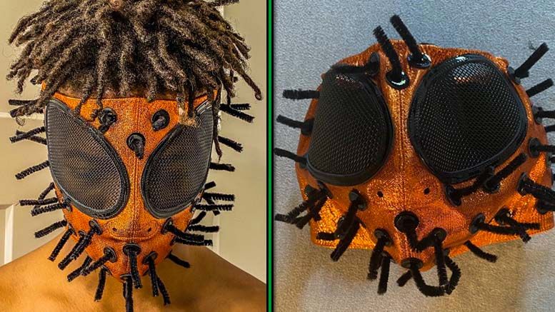 Lio Rush Shows Off Bug Mask Concept That Triple H Shot Down
