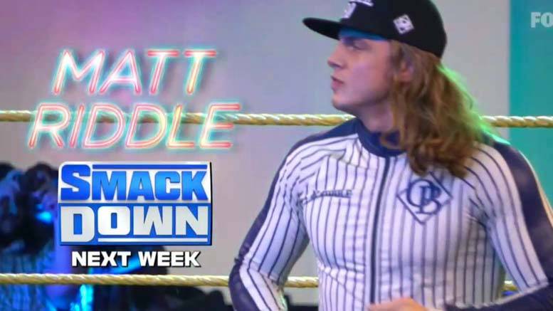 Matt Riddle to Debut on SmackDown Next Week