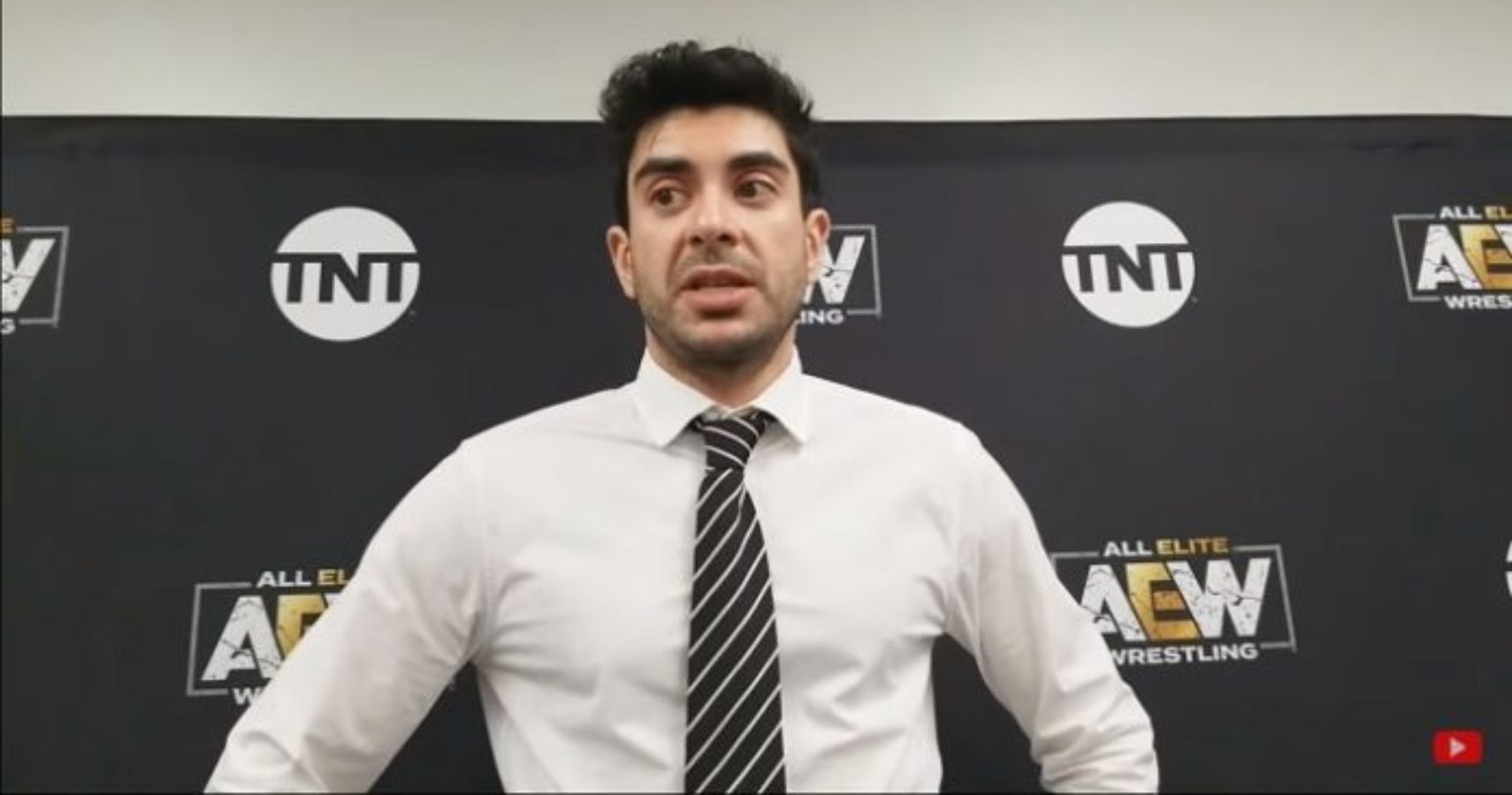 AEW Boss Tony Khan Had Mustard Tossed Into His Face By One Of His Wrestlers