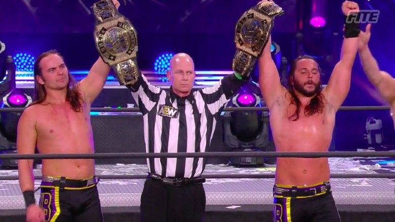Young Bucks Win AEW World Tag Team Titles at Full Gear