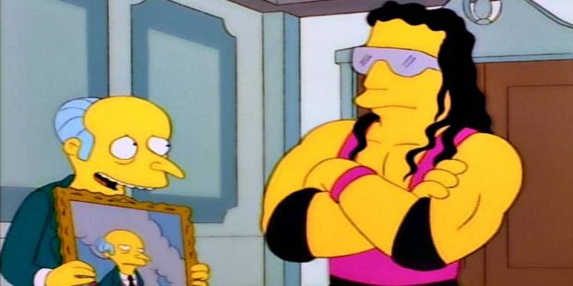 The Full Story Of Bret Hart Appearing On The Simpsons, Explained