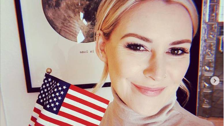 Renee Paquette Celebrates After Becoming A U.S. Citizen