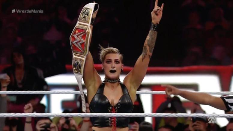 Rhea Ripley Wins Raw Women's Championship At WrestleMania