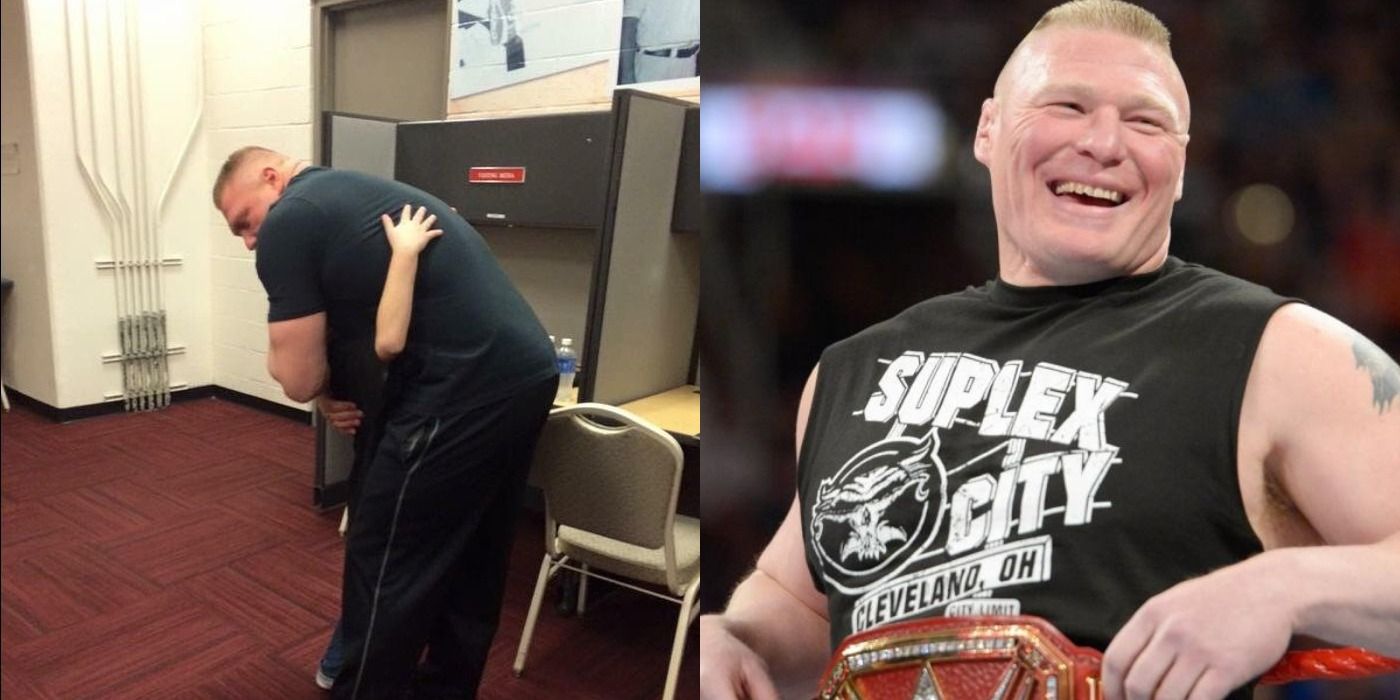 10 Times Brock Lesnar Proved He's A Nice Guy In Real Life