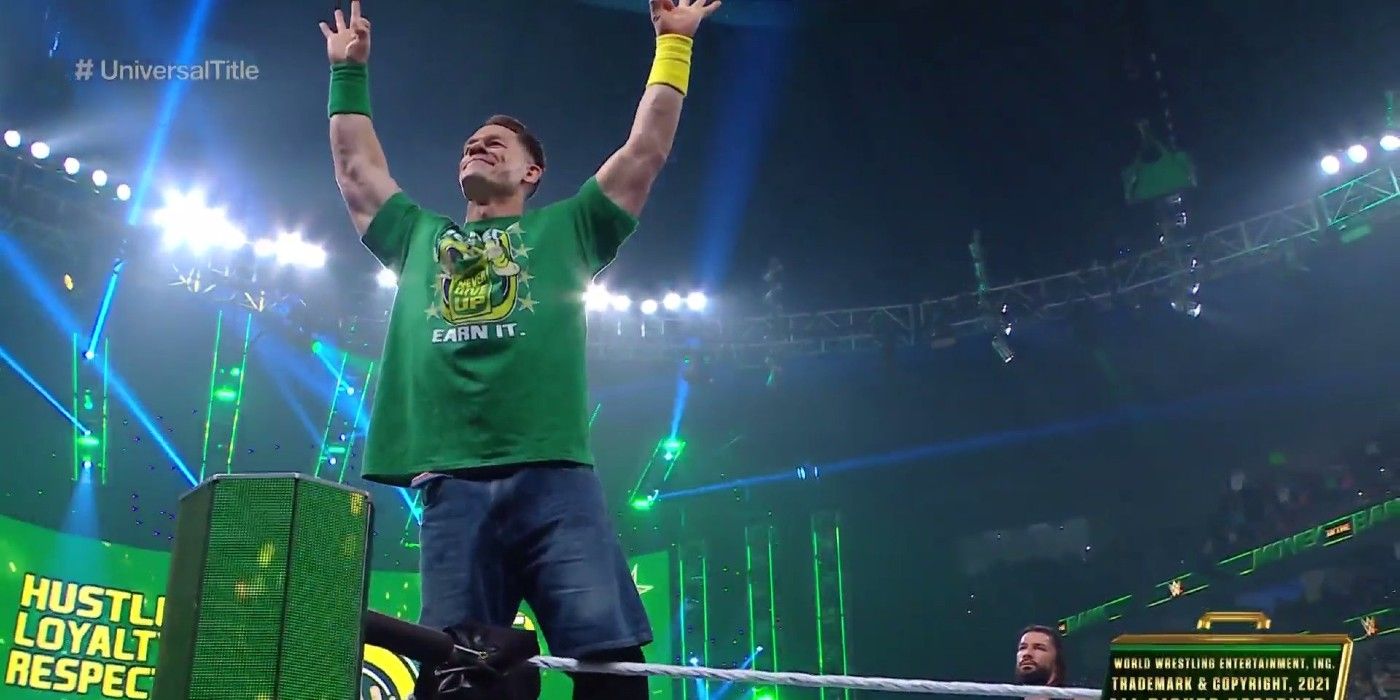 John Cena Returns To Wwe Confronts Roman Reigns At Money In The Bank