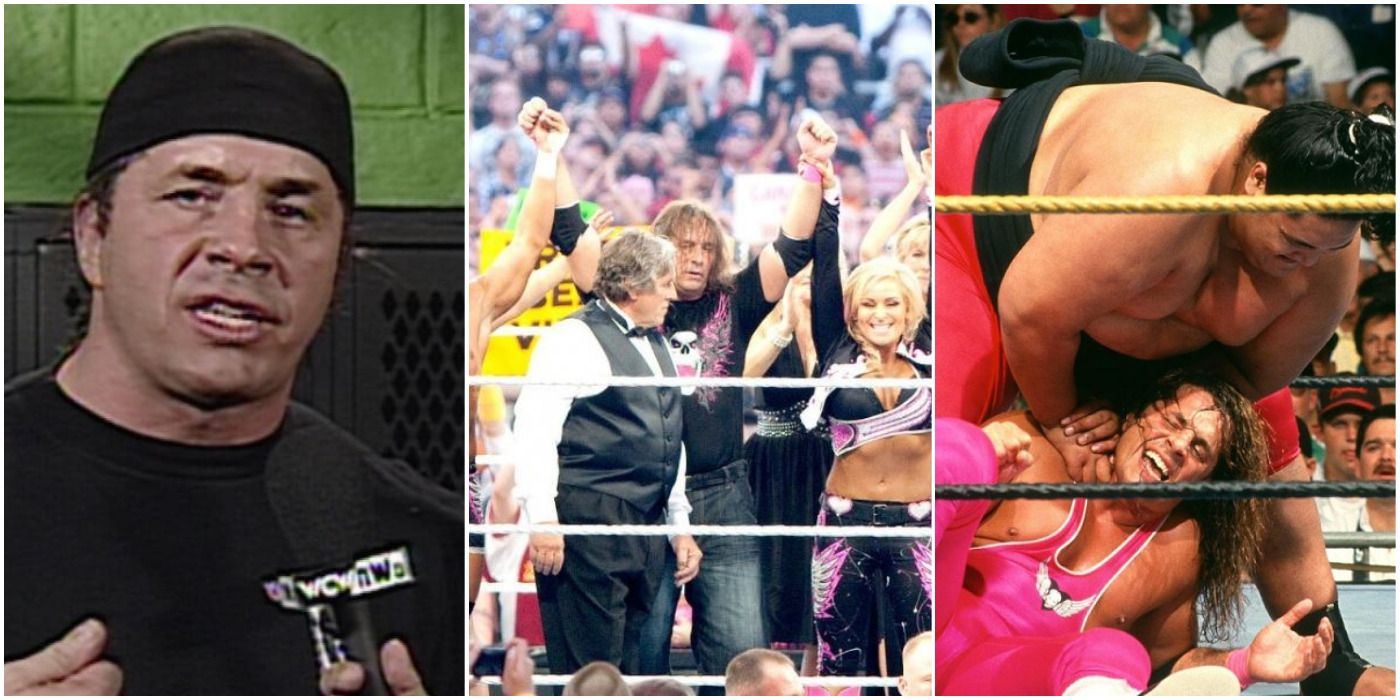 10 Weirdest Moments Of Bret Hart's Career