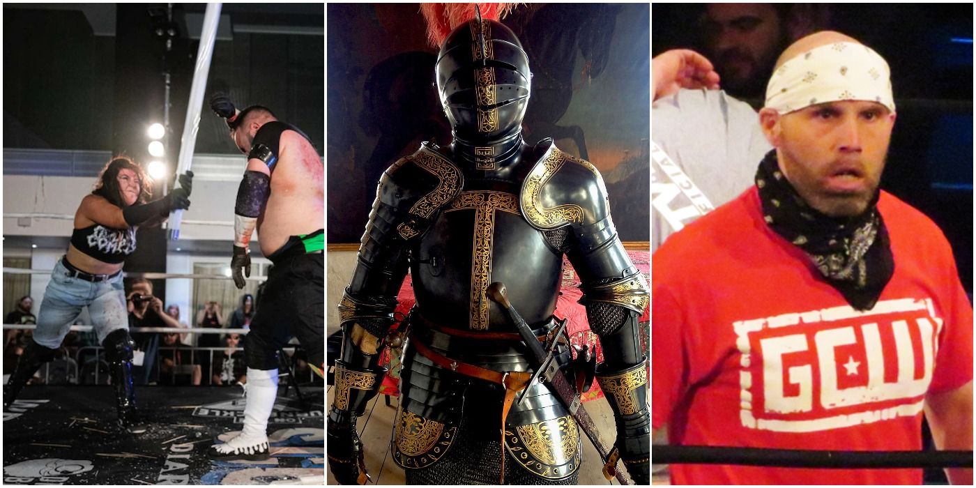How A Suit Of Armor Would Be A Heat Magnet In Deathmatch Wrestling