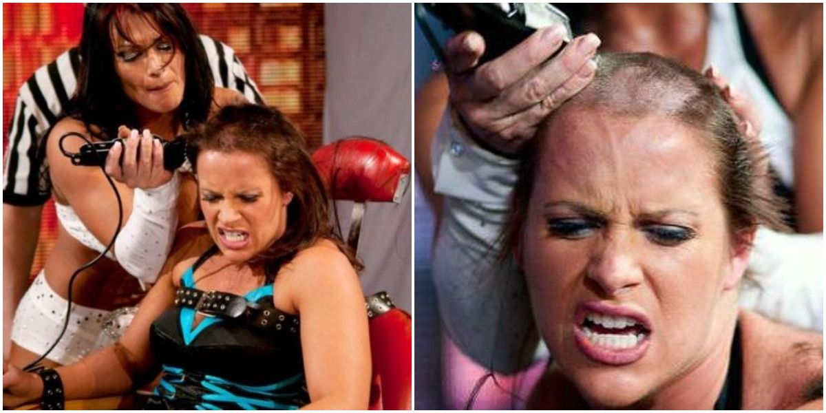 13 Wwe Matches Where A Wrestlers Hair Was On The Line