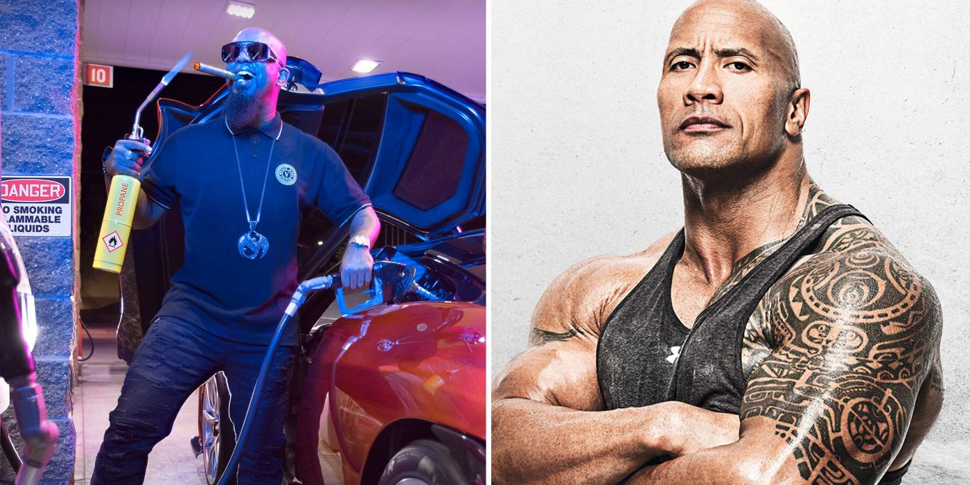 Dwayne 'The Rock' Johnson Makes Rap Debut On Tech N9ne's New 'Face Off ...