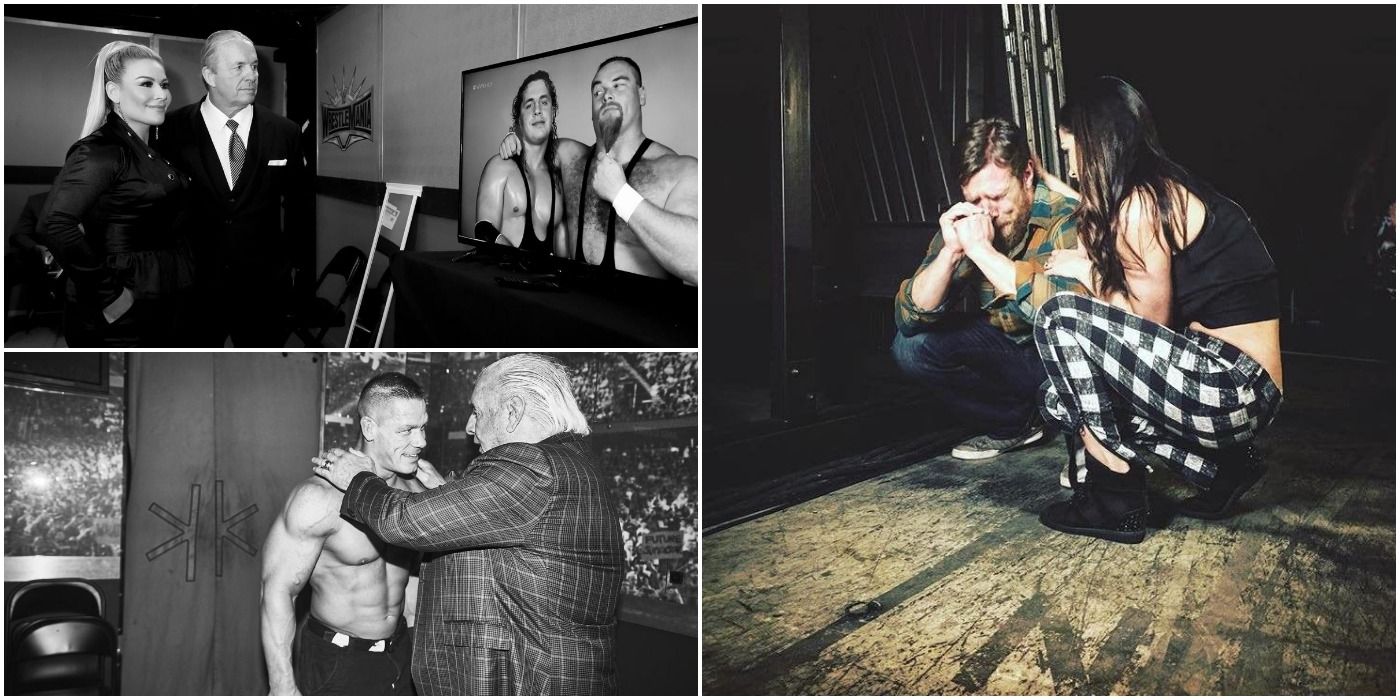 10 Emotional WWE Backstage Pics Fan Needs To See