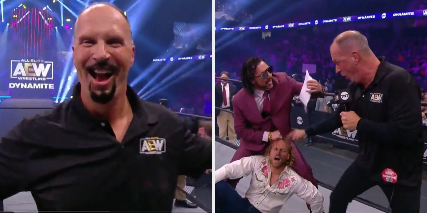 Don Callis Returns To AEW On Dynamite, Ambushes Hangman Page