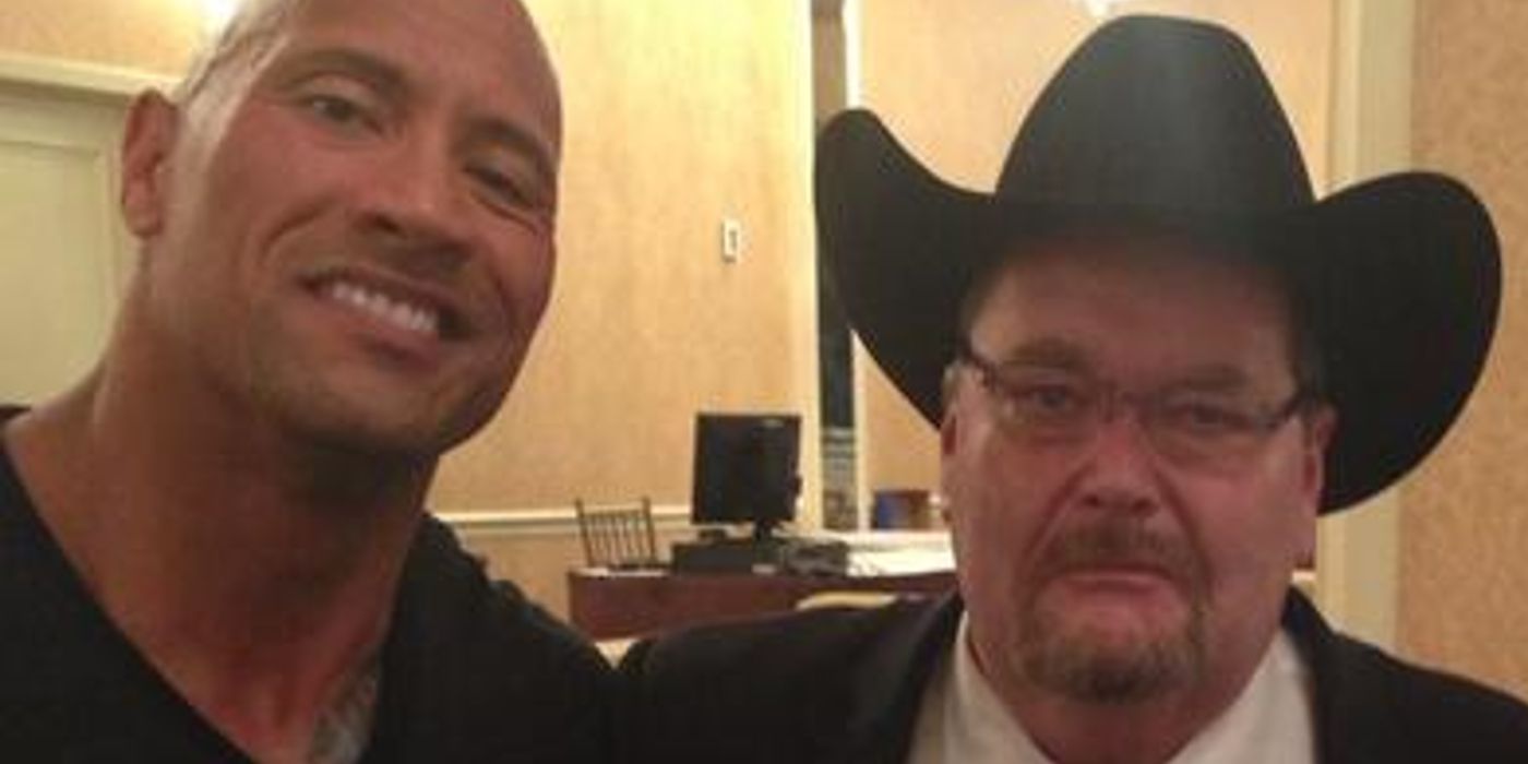 The Rock Urges Jim Ross To Stay Strong During Cancer Battle