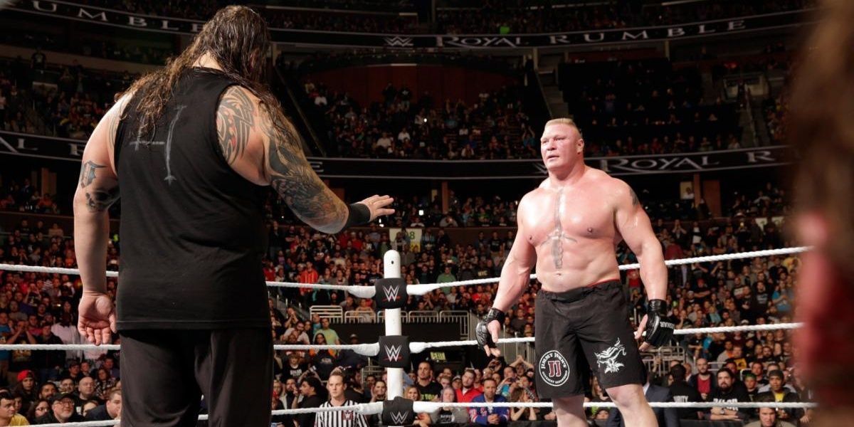 Every Brock Lesnar Match At The Royal Rumble, Ranked Worst To Best