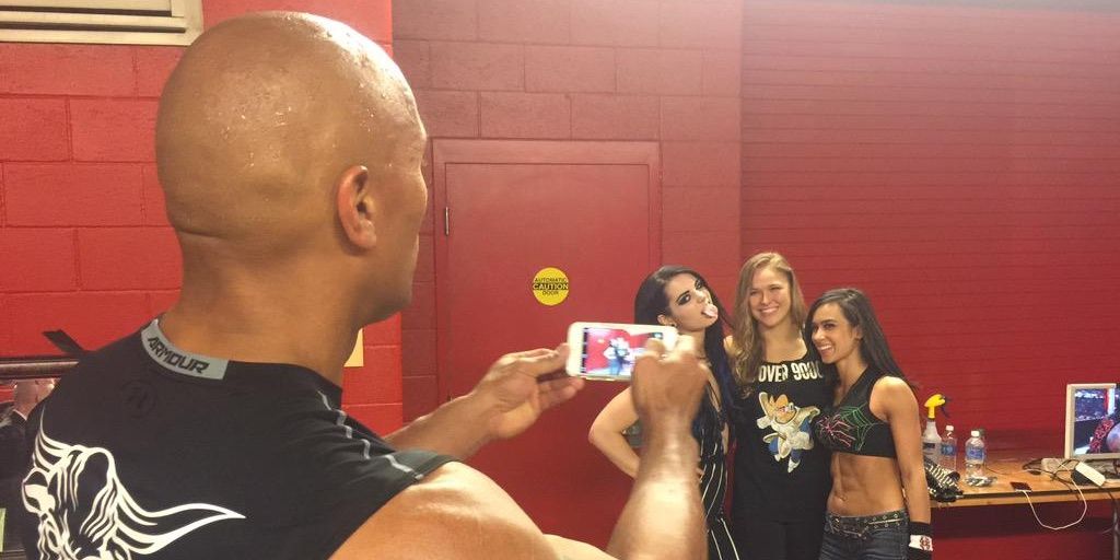 10 WWE Pictures Of The Rock Like You've Never Seen Him