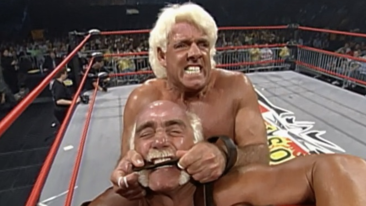 The Hilarious Hulk Hogan Vs. Ric Flair Yapapi Strap WCW Match, Explained