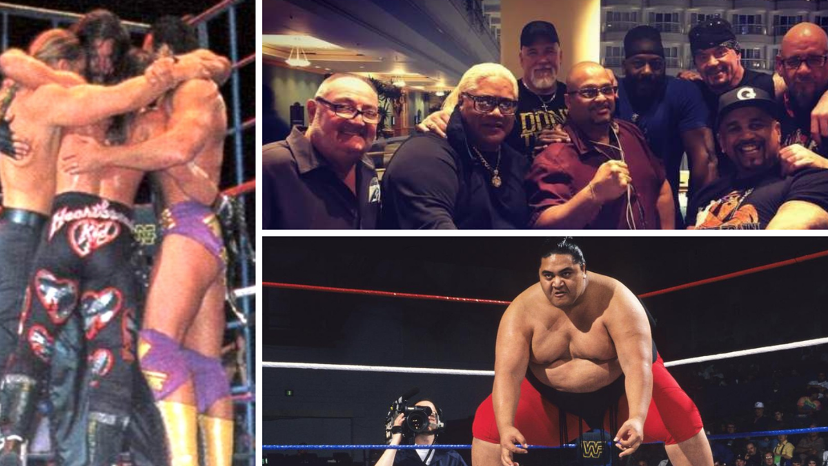 undertaker removes straps