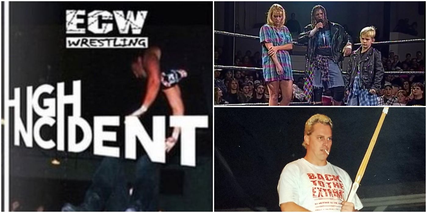 Remember That Time The Sandman Was Crucified At ECW High Incident?