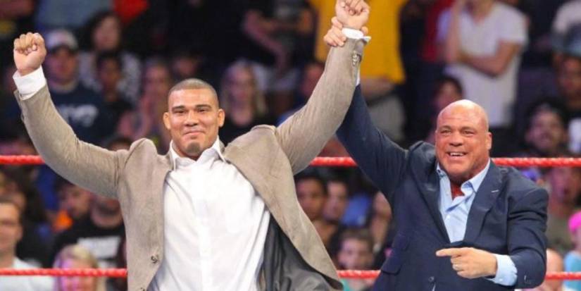 Kurt Angle And Jason Jordan Reunite On Smackdown Live