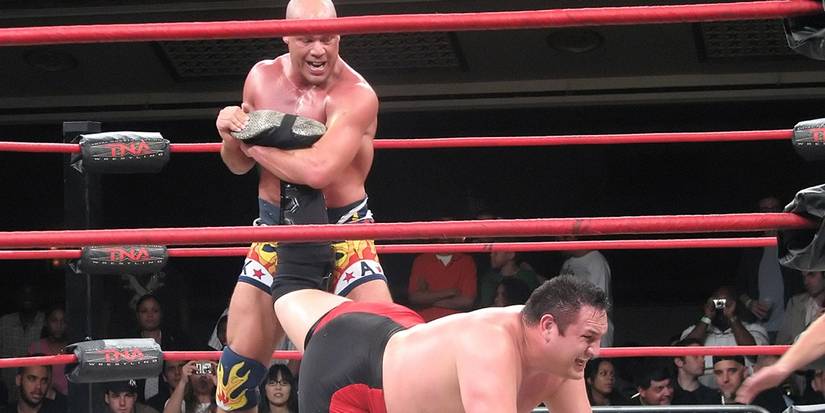 The Origins Behind Kurt Angle's "Perc Angle" Nickname In TNA