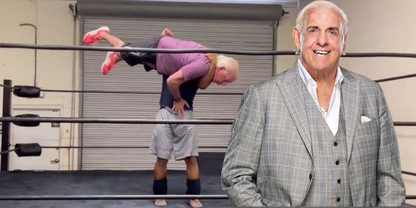 Ric Flair Posts Footage Of Him Training In-Ring With AEW Star