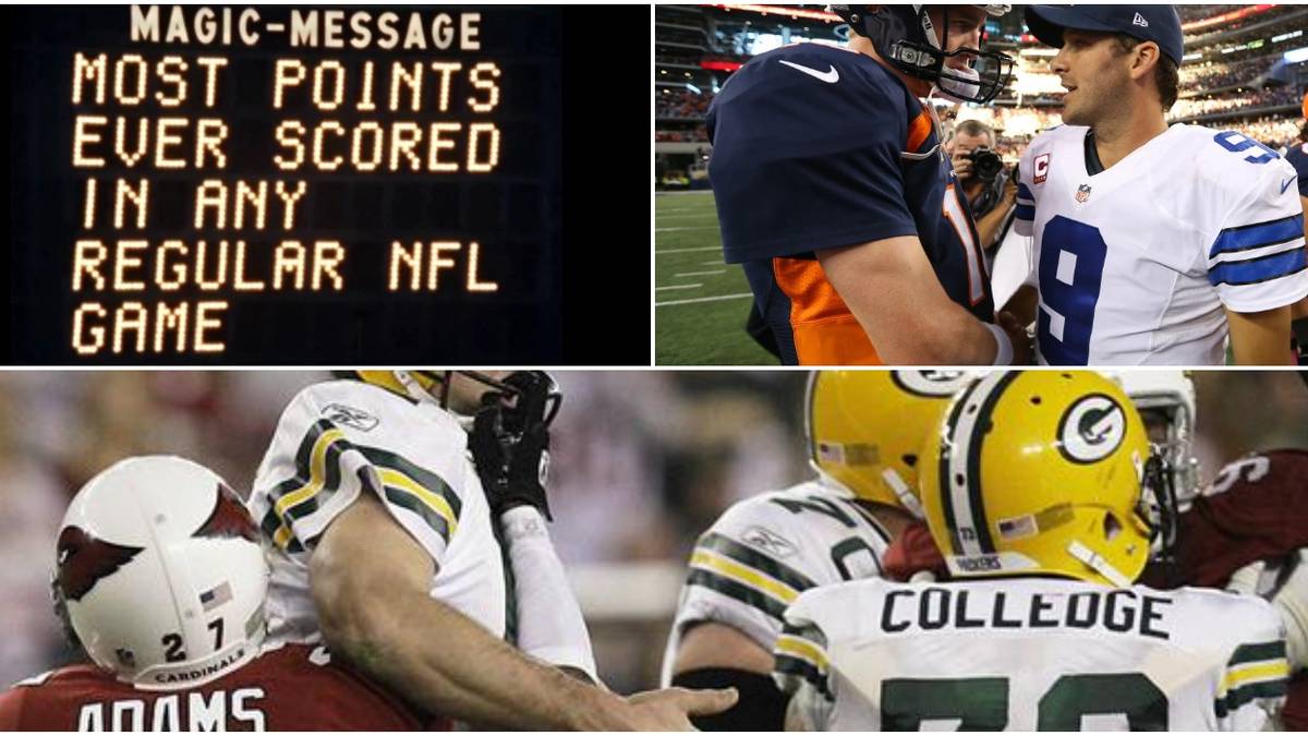 13 Highest Scoring Games In NFL History, Ranked By The Total Score