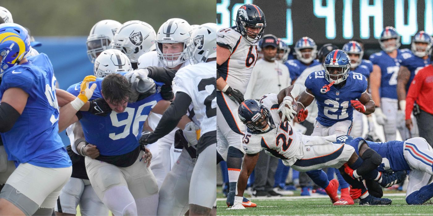 10 Onfield Fights Between NFL Teams